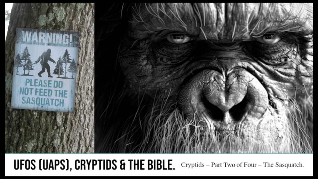 UFOs (UAPs), Cryptids & The Bible. Cryptids – Part Two of Four – The ...
